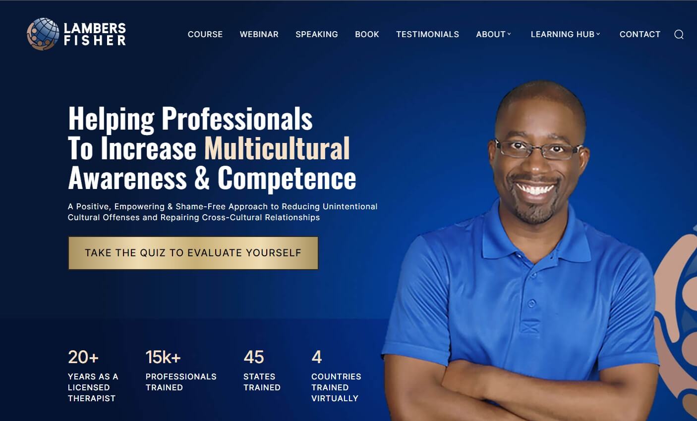 Lambers Fisher: Diversity Speaker | Author | Marriage Counselor